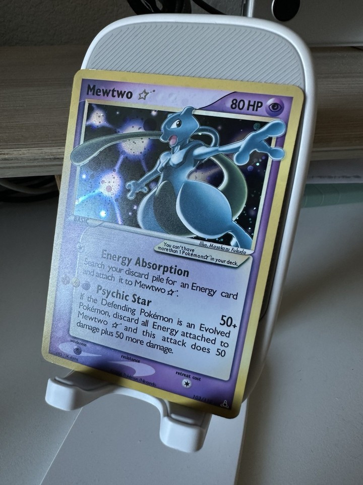 Mewtwo [Gold Star] #103 Pokemon Holon Phantoms [CUSTOM CARD] | eBay