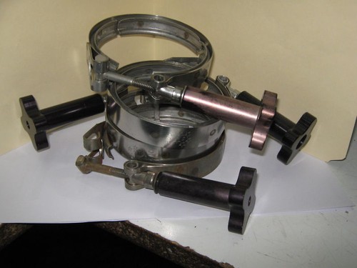 LOT OF 4 FIVE STAR MFG 3" T-BOLT SANITARY CLAMPS | eBay