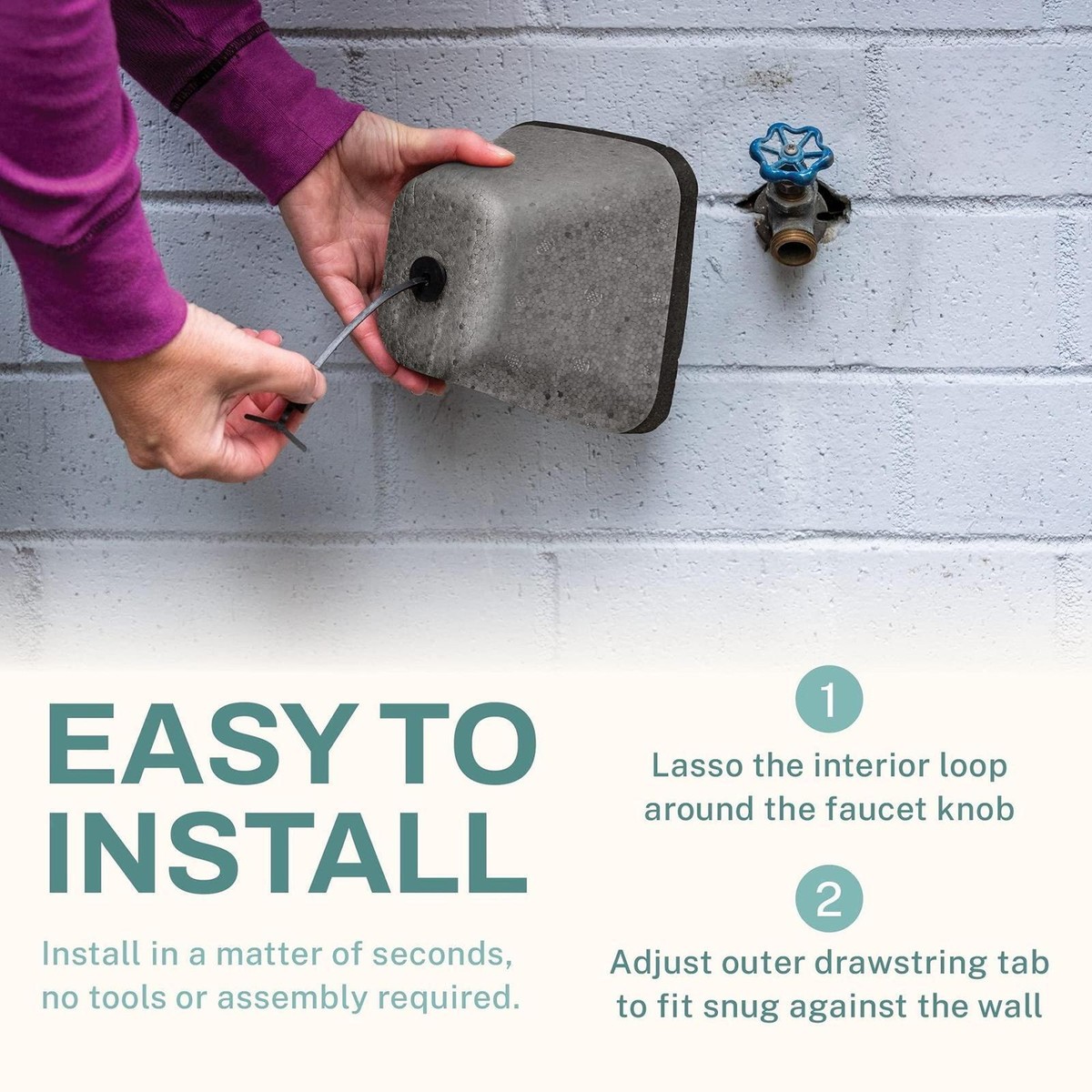 Installing Outdoor Faucet Cover