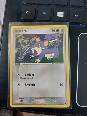 RARE Pokemon Rattata Common 2004 77/112 Card Near Mint | eBay