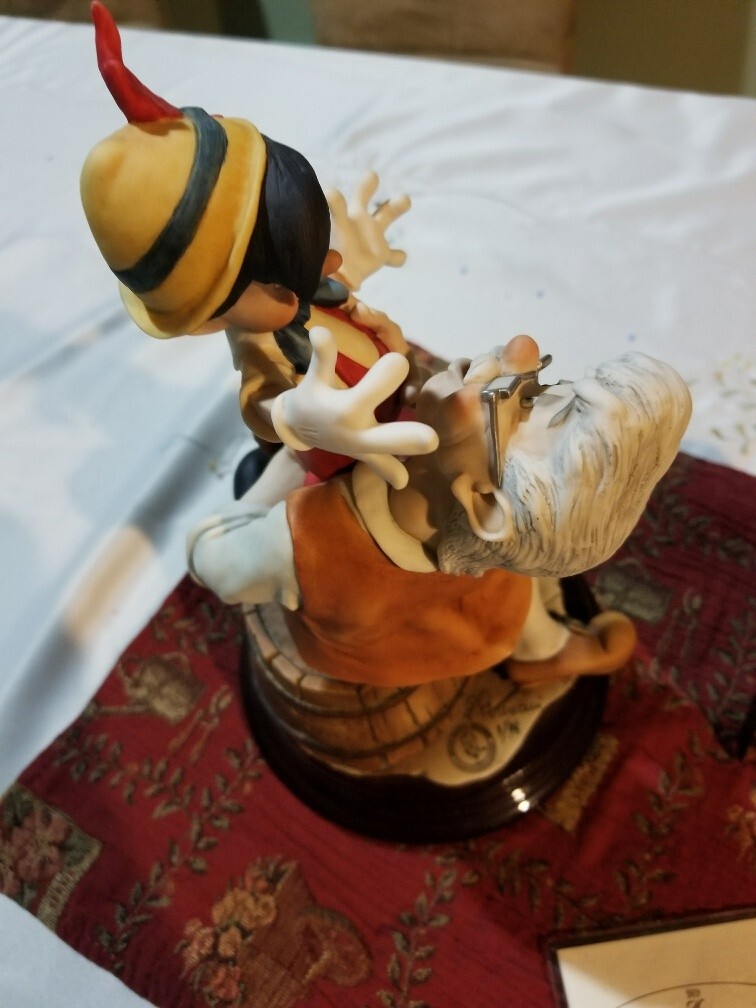 GIUSEPPE ARMANI PINOCCHIO AND GEPETTO - A FATHER'S LOVE SCULPTURE 490C ...