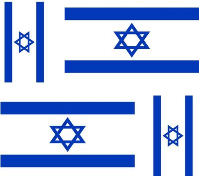 4 X Sticker Car Motorcycle Flag ISRAEL ISRAELI | eBay