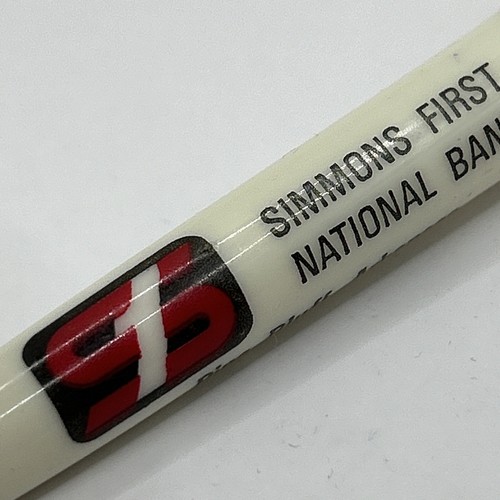 VTG Ballpoint Pen Simmons First National Bank Pine Bluff Arkansas | eBay