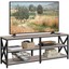 Vintage TV Stand Media Entertainment Center w/Storage Shelves for up to ...