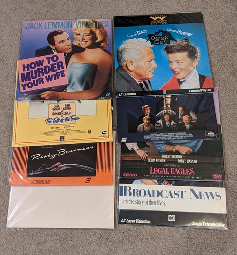 Lot of 8 Drama Comedies Laserdisc Movies Risky Business Radioland ...