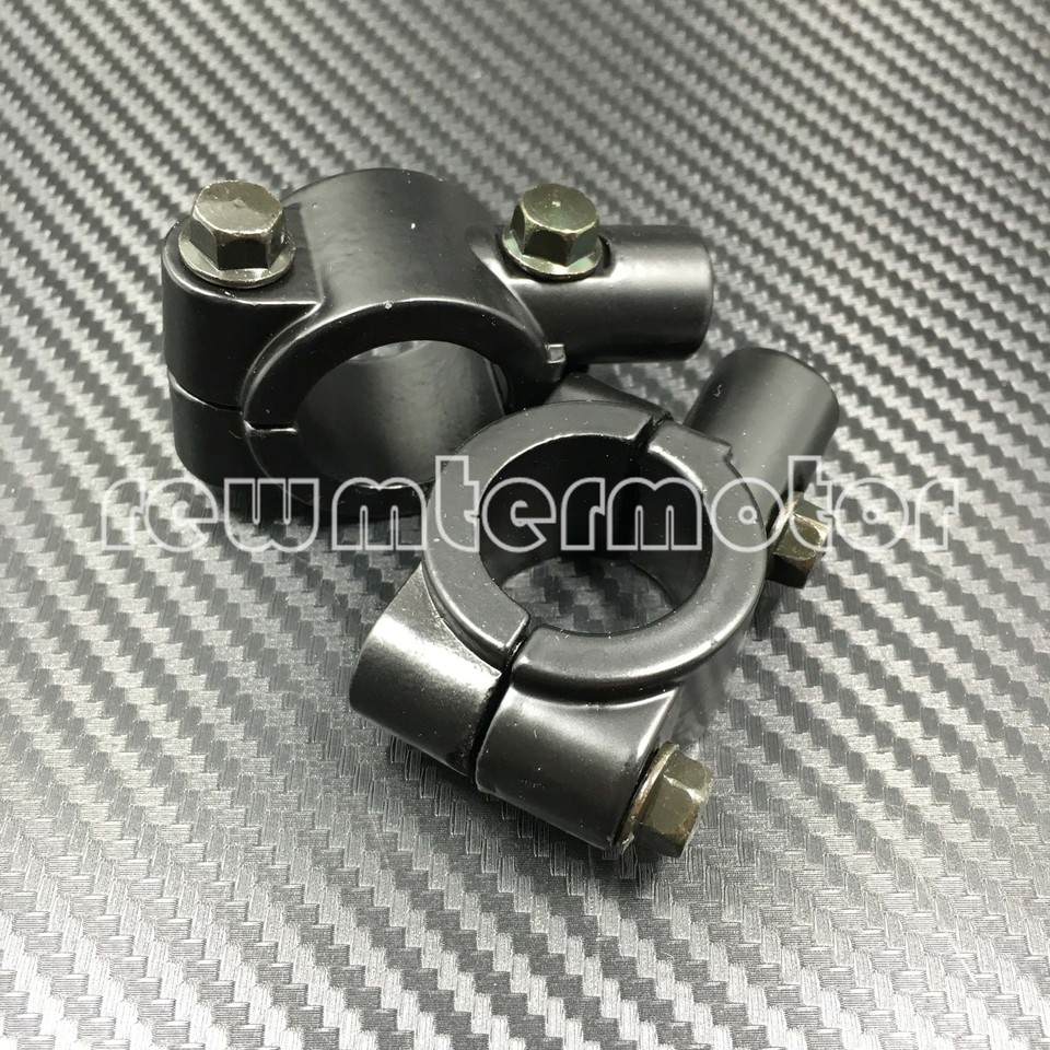 Motorcycle Mirror Bracket 10mm Handlebar Mirrors Clamp Mount Brackets ...