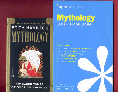 Mythology by Edith Hamilton & SparkNotes study guide 9780451628039| eBay