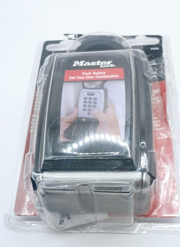 Master Lock Push Button Set-Your-Own Combination Lock Box Holds 5 Keys ...