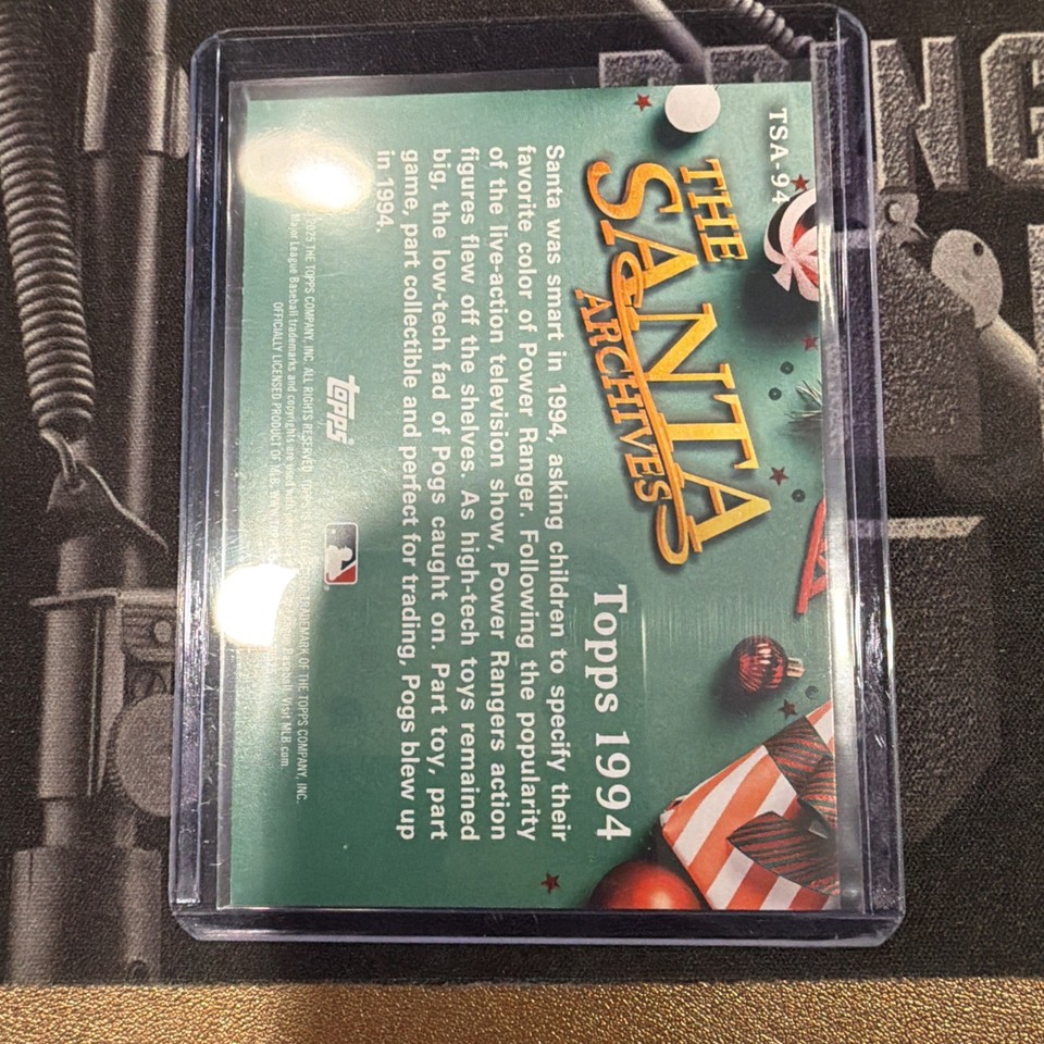 Santa Claus 2025 Topps Holiday (SSP) The Santa Archives 1994 ReDesign # ...