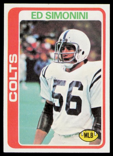 1978 Topps #325 Ed Simonini Rookie Baltimore Colts RC Card | eBay