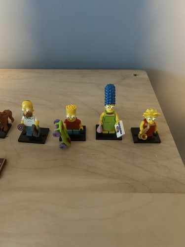 Lego Simpsons Minifigures Complete Set Series 1 And 2 RARE 71005 71009 ...