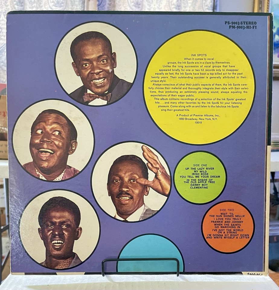 THE INK SPOTS Sing Their Hits 1961 Premier Records PM-9003 (VG+/VG+ ...