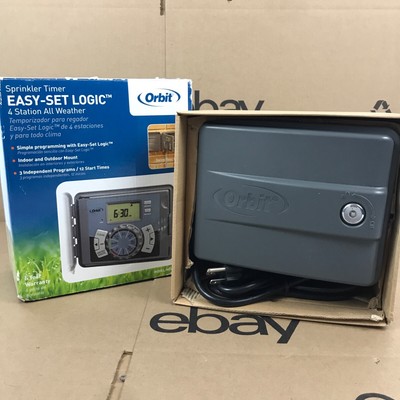 ORBIT SPRINKLER TIMER, 4 STATIONS, 3 PROGRAM, MODEL 27894 8.B2 | eBay