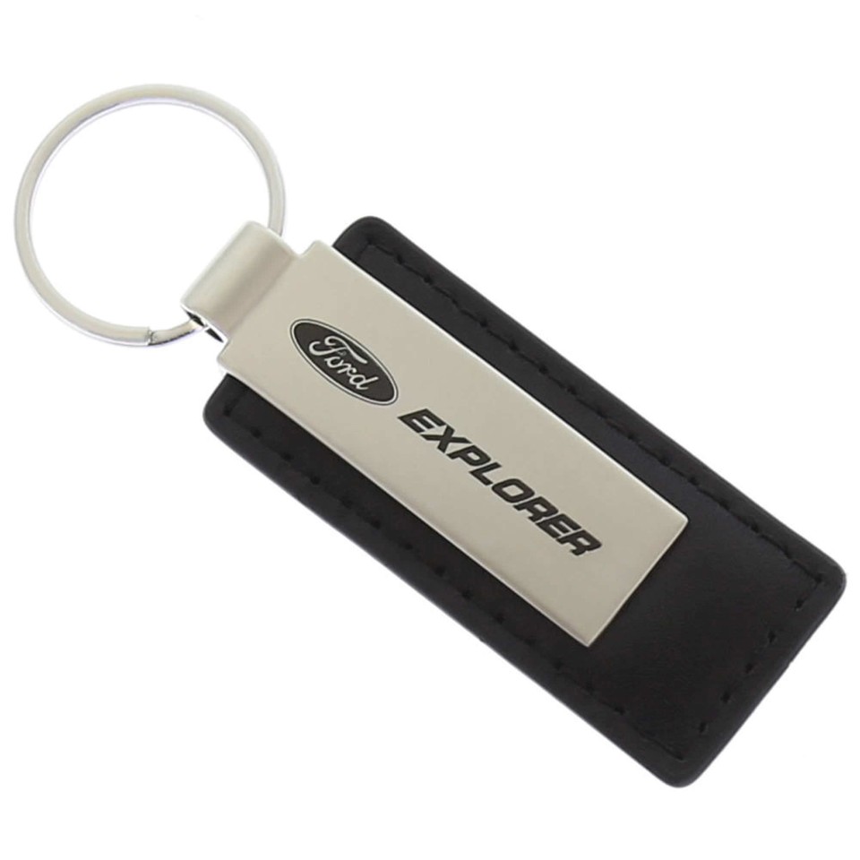 Ford Explorer Leather Key Chain (Black) | eBay