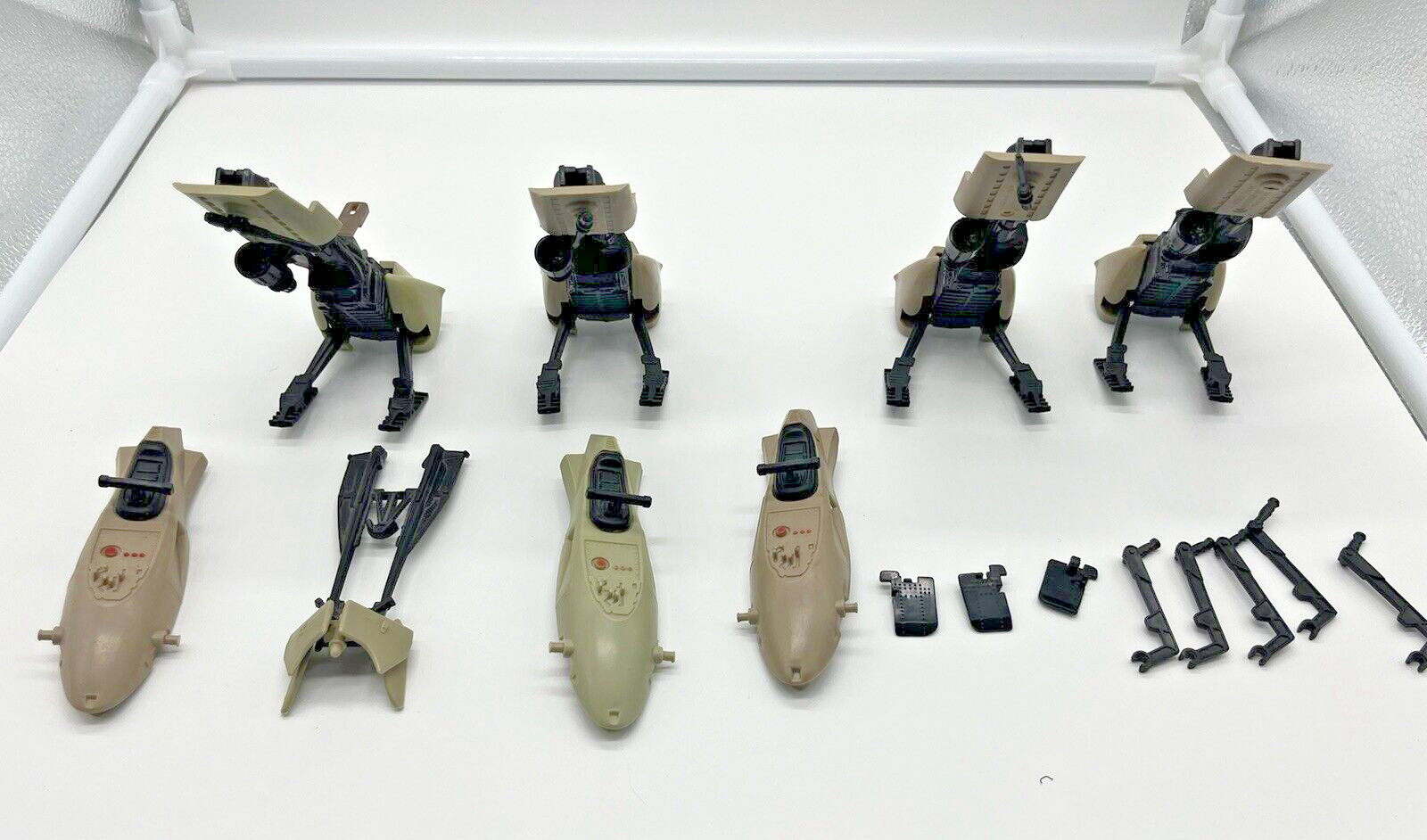 STAR WARS ROTJ Vintage 1983 SPEEDER BIKE Parts Lot with all Original ...
