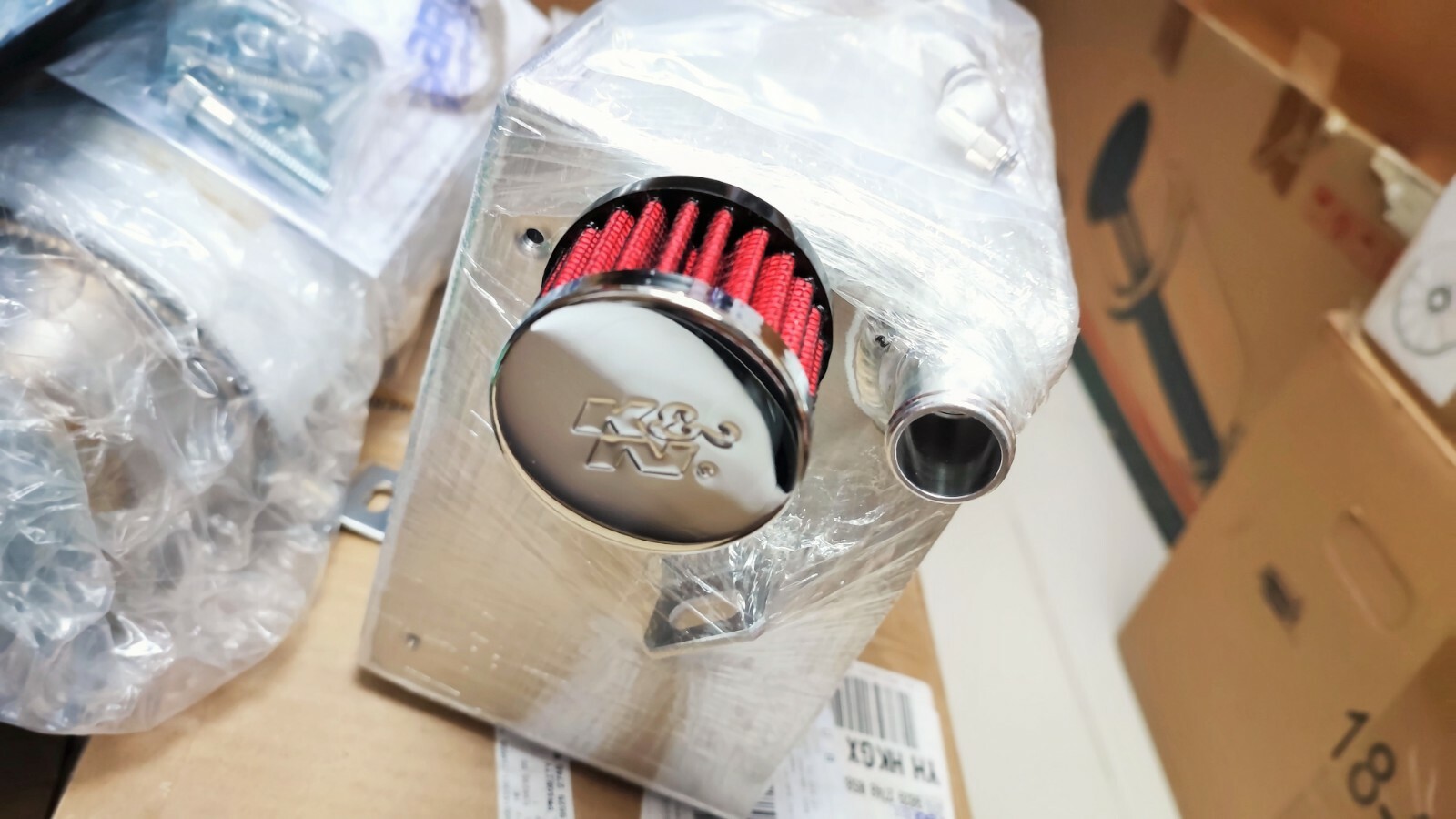 JDM Autostaff Dual Oil Catch Can & Washer Bottle for R33 R34 GTR w K&N ...