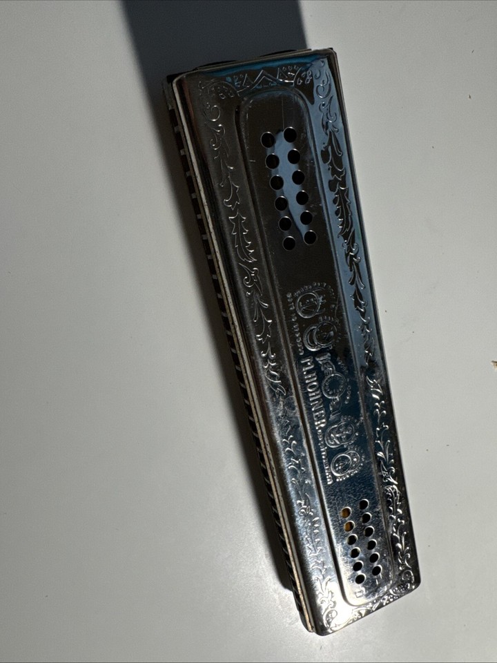 Vintage M.Hohner Harmonica, ECHO Bell Metal Reeds, Double Sided, 8 ...