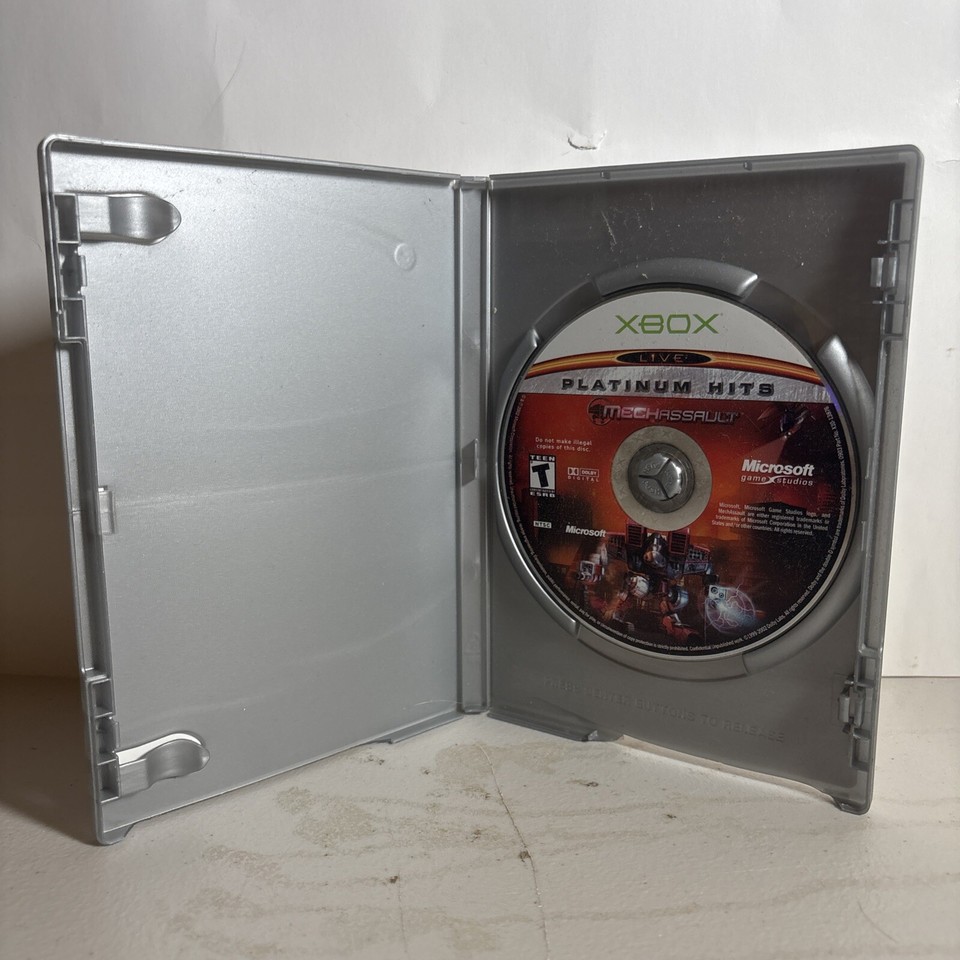 MechAssault Xbox Platinum Hits Game - Working 805529154964 | eBay