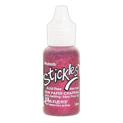 Ranger, Stickles Glitter Glue, Rhubarb, Red Glitter, Burgundy Glitter ...