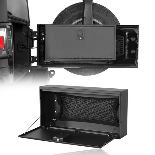 Tailgate Table Lock Box Locking Storage w/2 Keys Fit Jeep Wrangler JK ...