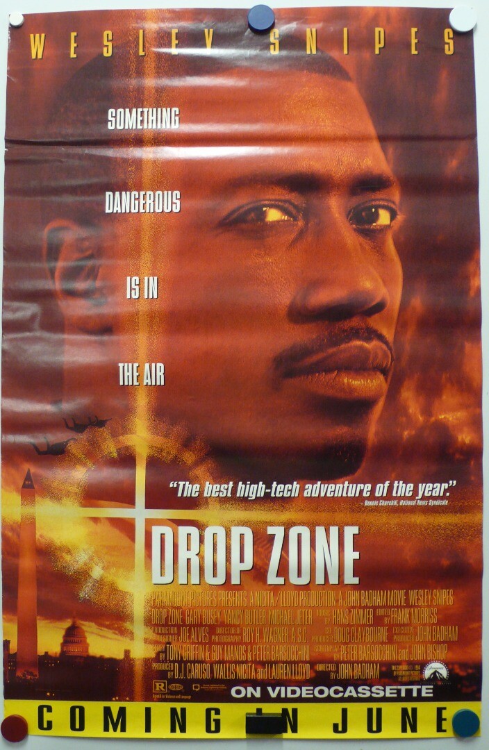 DROP ZONE 1994 Wesley Snipes, Gary Busey, Yancy Butler, Micheal Jeter ...