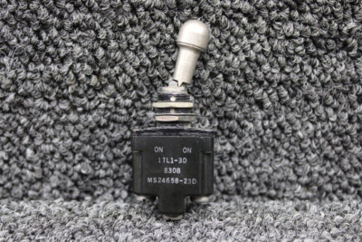 MS24658-23D (Alt: 1TL1-3D) Und Lab Inc Toggle Switch (Volts: 125, 250 ...