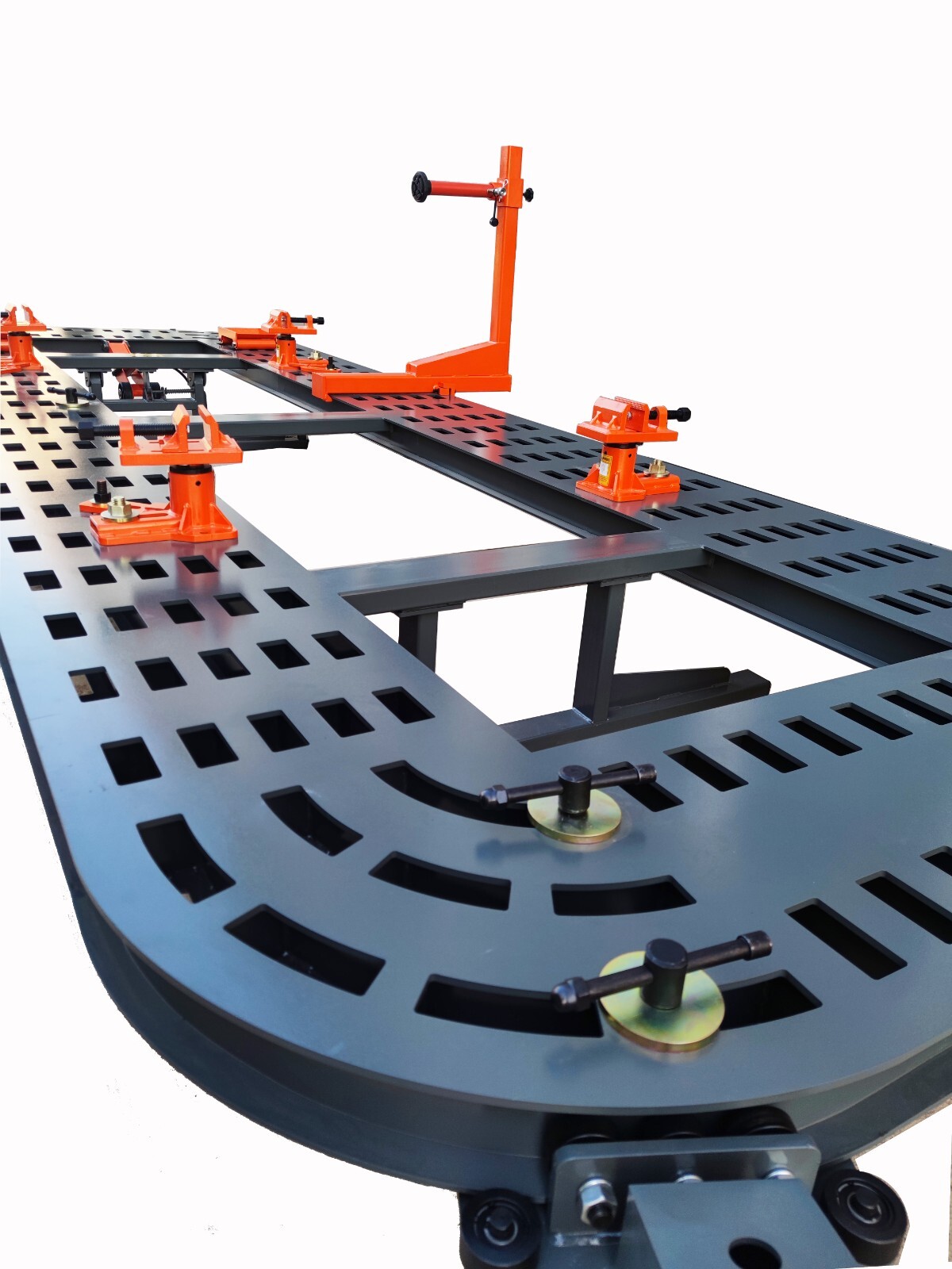 KATOOL 22 FEET 4 TOWERS AUTO BODY FRAME MACHINE WITH CLAMPS HOOKS TOOLS ...