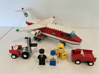 Lego Trans Air Carrier 6375 100% Complete Classic Town Cargo Vintage ...