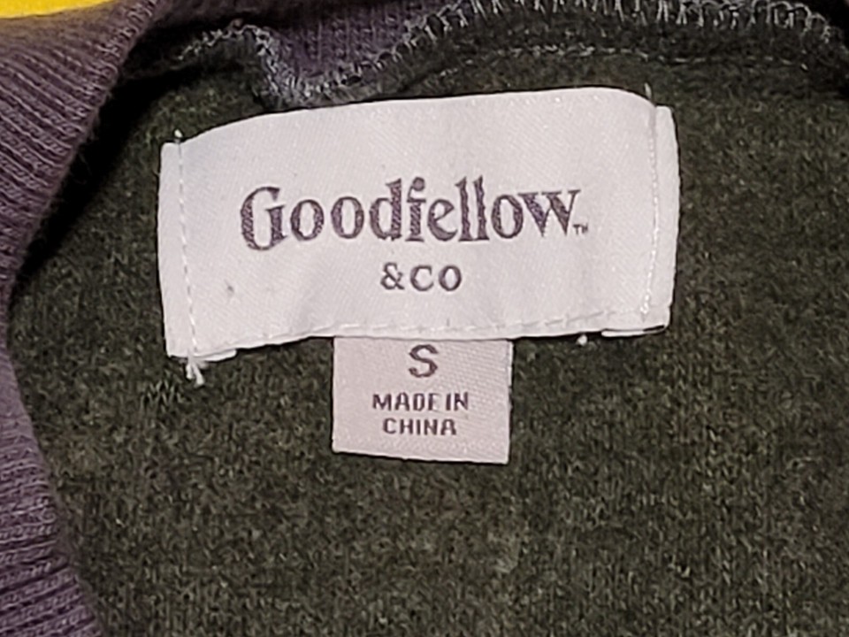 Goodfellow Cardigan Small Full Zip Sweater Harbour Gray NWT FREE ...