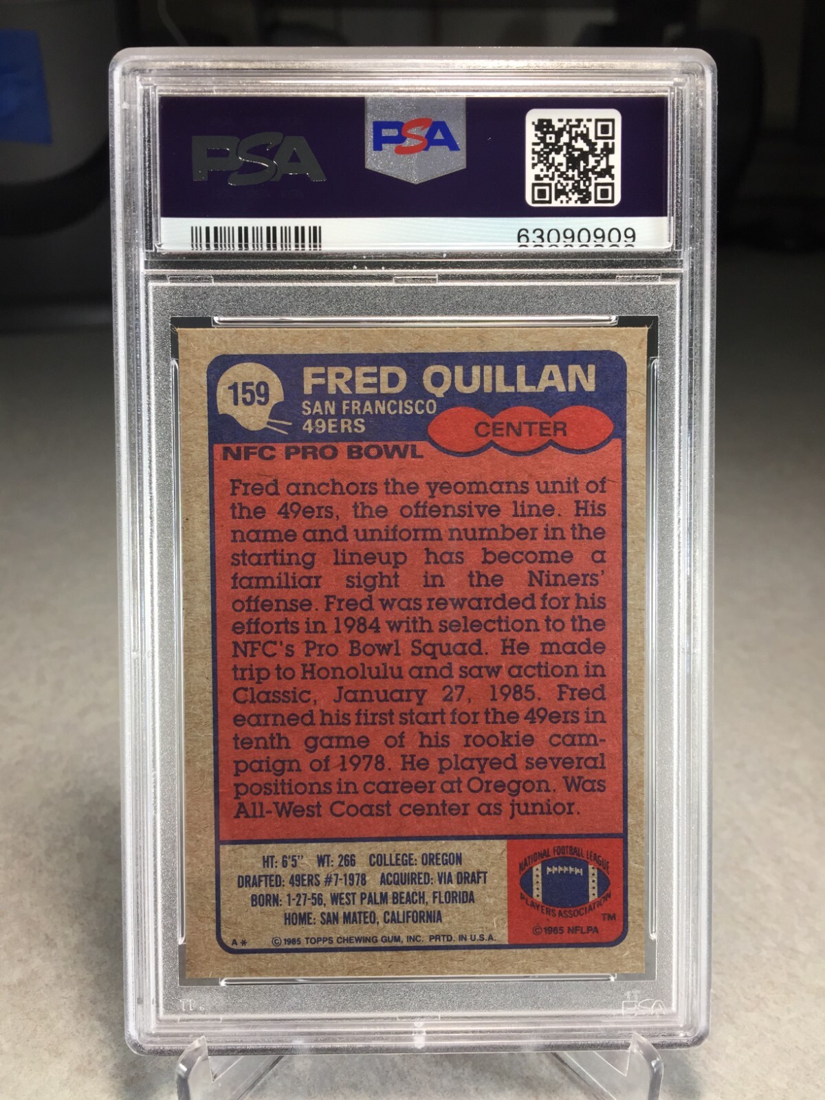 1985 Topps - Fred Quillan #159 for sale online | eBay