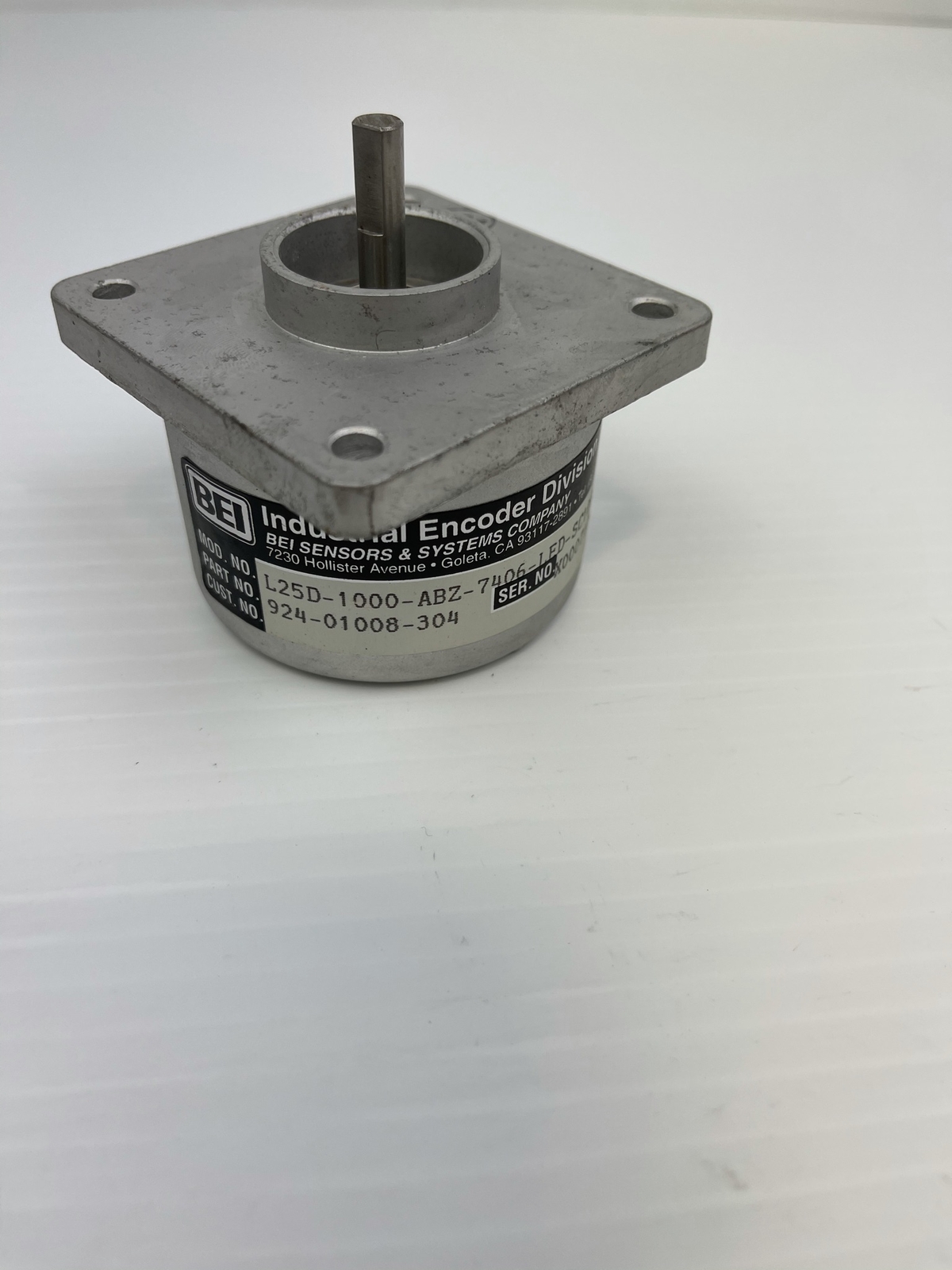 BEI+Industrial+Encoder+Division+Part+NUmber+924-01008-304 for sale ...
