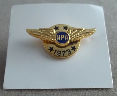 Vintage ( NPA ) National Pilots Association Tie Tac From 1973 - NOS Pin ...