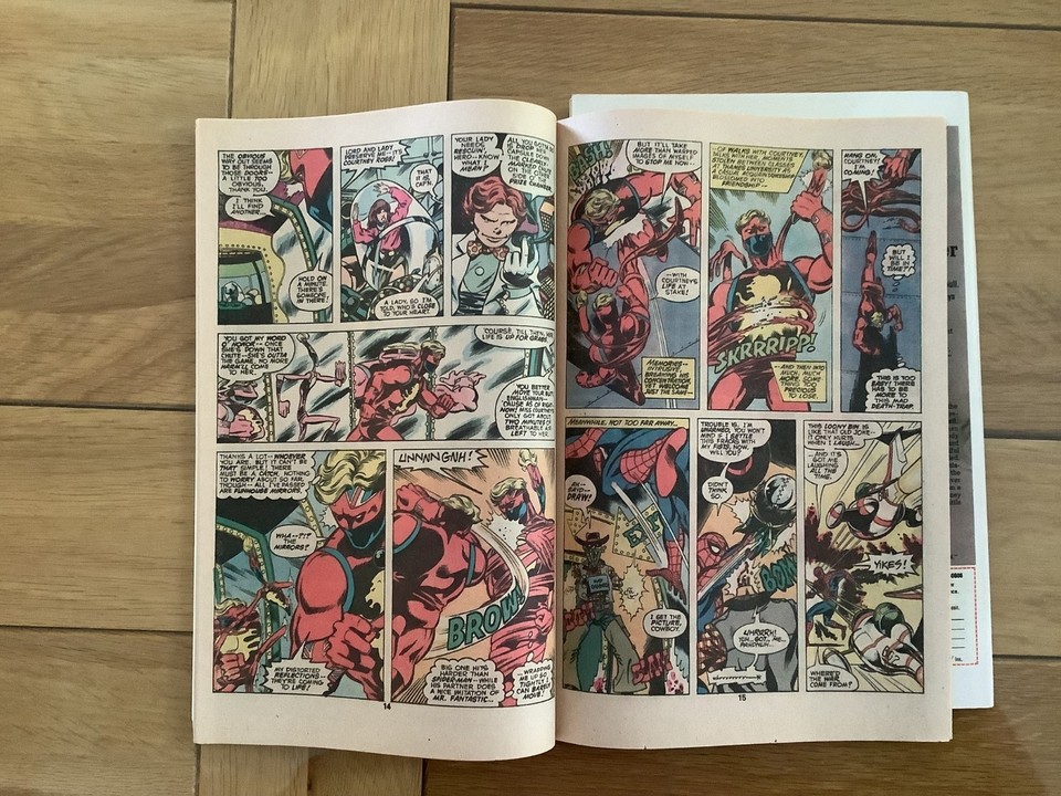Marvel Team Up# 65 & #66 Spider-Man & Captain Britain - both in great ...
