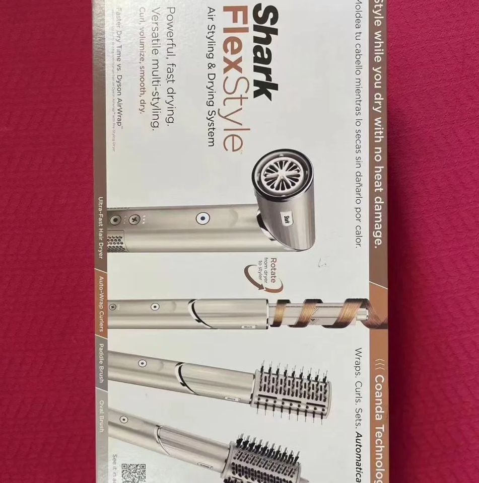 Shark Flex Style HD430 Hair Straightener Curler Styling Tools Hot Air ...