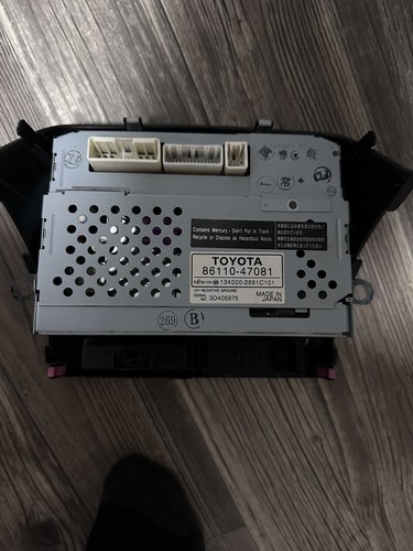 2004-2009 Toyota Prius OEM Information Screen Radio Multi Display 86110 ...