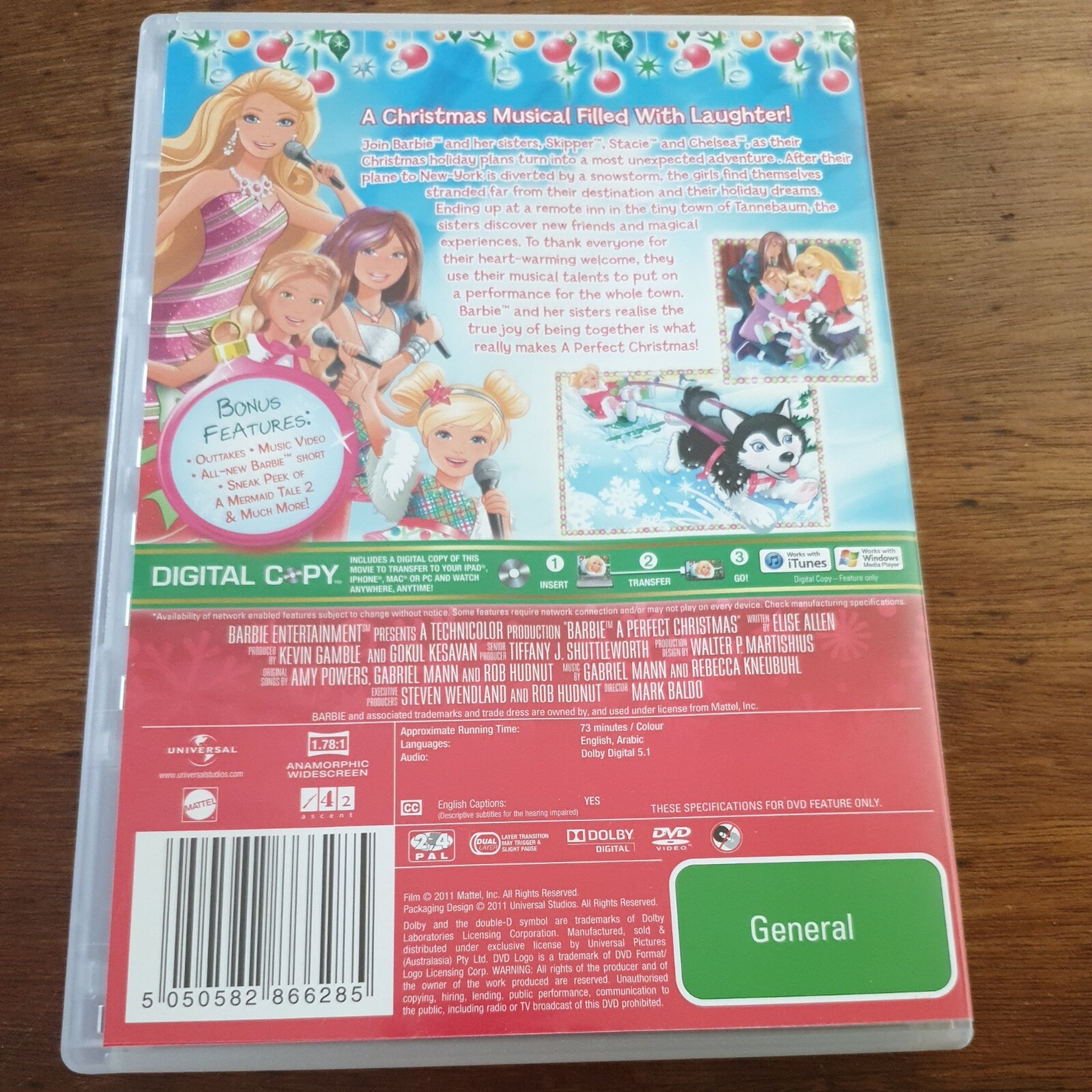 Barbie a Perfect Christmas DVD No Digital Copy R4 Like New! – FREE POST ...