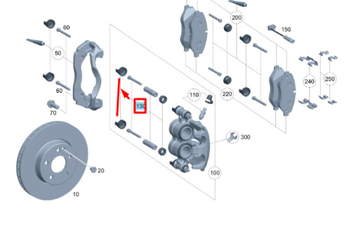 MB VITO TOURER W447 BRAKE CALIPER GUIDE SLEEVE A4474230063 ORIGINAL | eBay