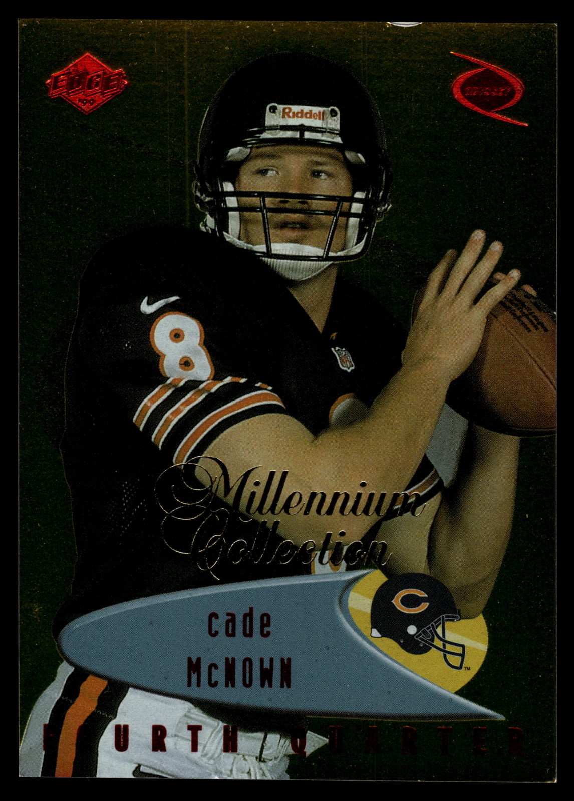 1999 Collector's Edge Odyssey Cade McNown #187 Chicago Bears 4Q ...
