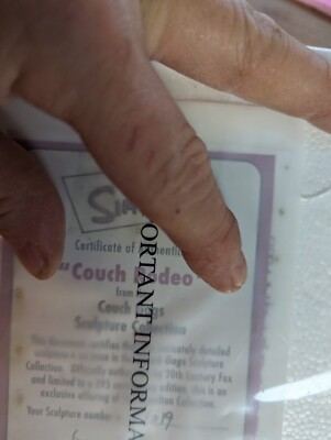 The Simpsons "Couch Rodeo" Statue-The Hamilton Collection - New w ...