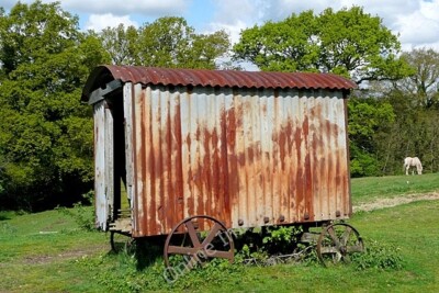 Photo 6x4 The storage hut Hale/SU1919 At one time this presumably took ...