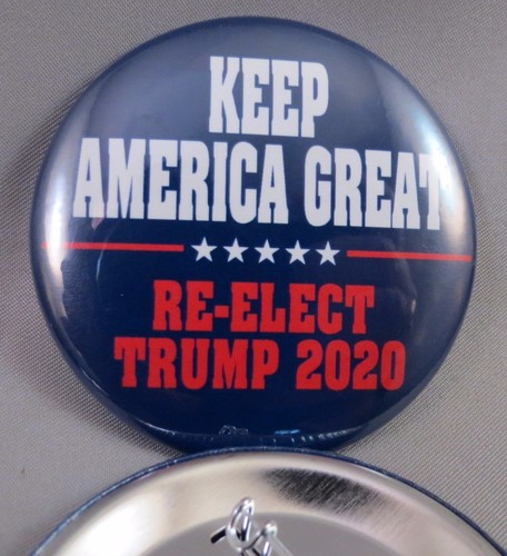 WHOLESALE LOT OF 22 KEEP AMERICA GREAT RE-ELECT TRUMP 2020 BUTTONS make ...