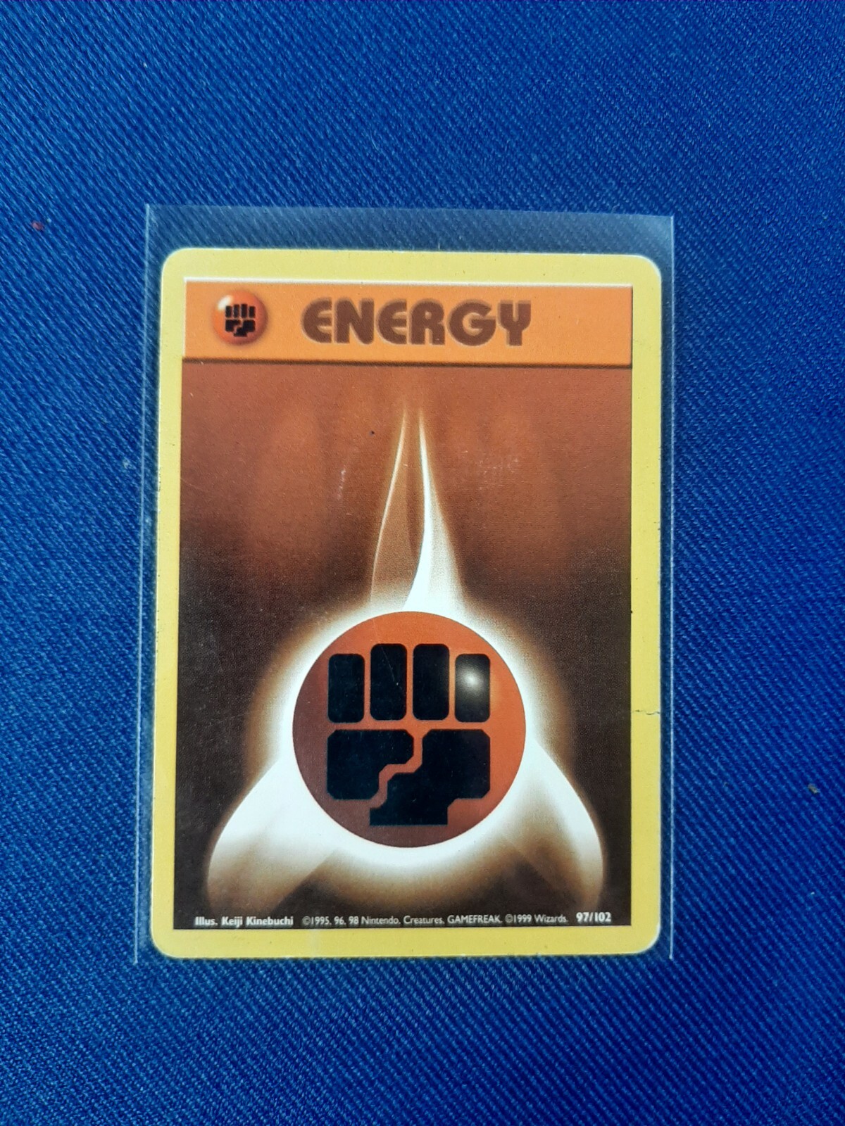 Ground Energy 97/102 Base Set Unlimited Common Pokemon Card LP ...