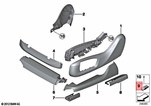 Genuine BMW Clamp ROLLS-ROYCE Alpina Hybrid M5 X5 X6 Ghost 52107068032 ...