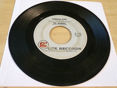 The Regents 45 - Barbara-Ann - Gee G-1065 | eBay