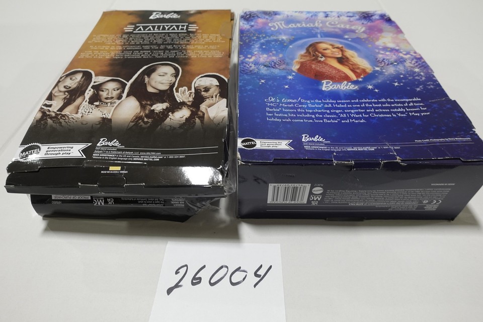 Barbie Signature Aaliyah & Mariah Carey Doll Lot 2 Fashion Set New Box ...