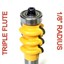 1 pc 1/2" Shank with 1/8" Radius Triple Flute Router Bit S ...