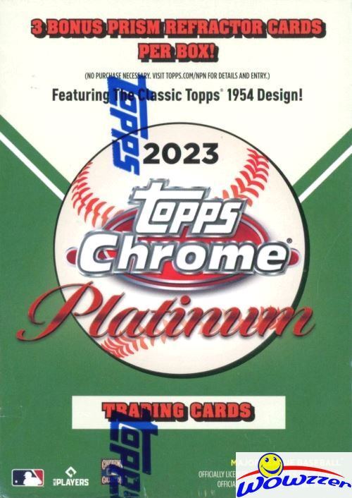2023 Topps Chrome Platinum Baseball EXCLUSIVE Sealed Blaster Box-PRISM ...