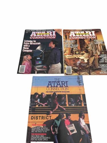 Atari Connection The Home Computer Magazine 1982 And 1983 Set Of 3 | eBay