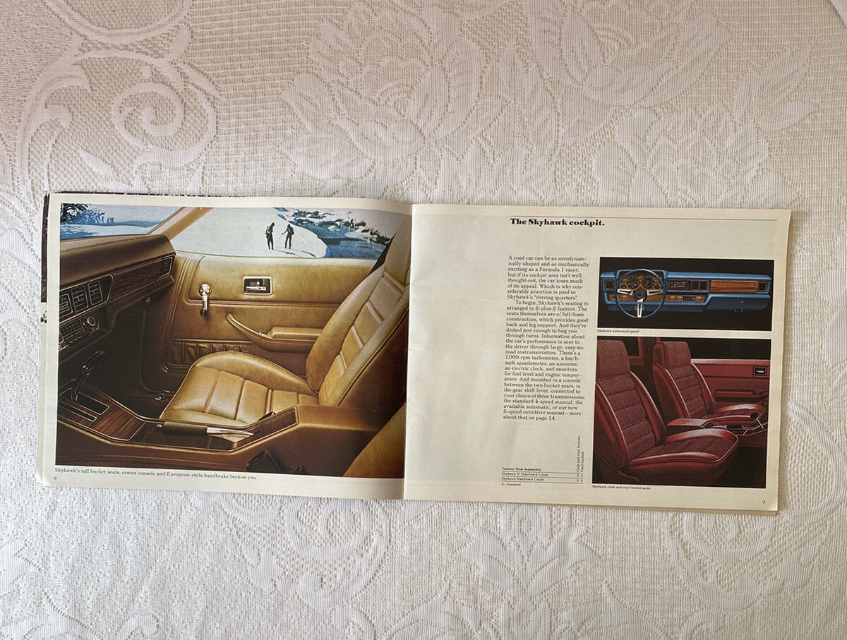 1976 Original Buick All Models Sales Brochure Skyhawk Riviera Electra ...