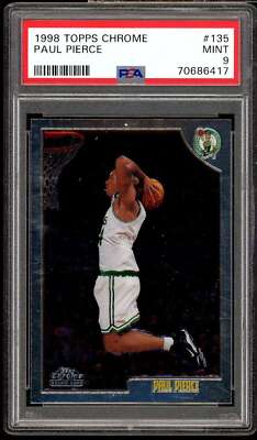 Paul Pierce Rookie Card 1998-99 Topps Chrome #135 PSA 9 | eBay